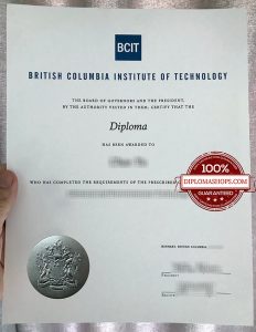 How to 100% copy the British Columbia Institute of Technology Diploma