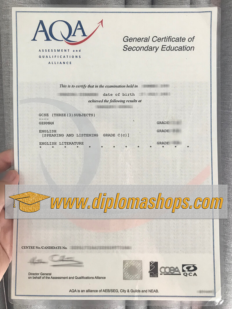 What Is The Aqa Gcse Certificate How To Get Aqa Gcse Certificate