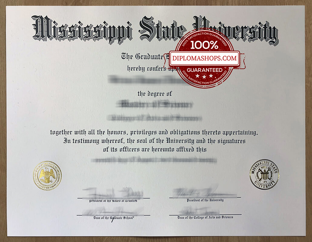 How to Buy a Fake Mississippi State University Diploma?