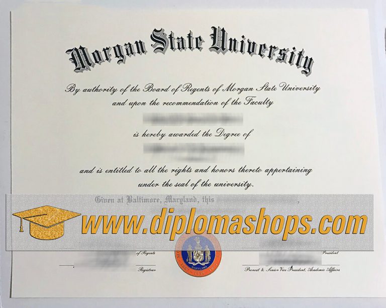 How to Get a Morgan State University Diploma?