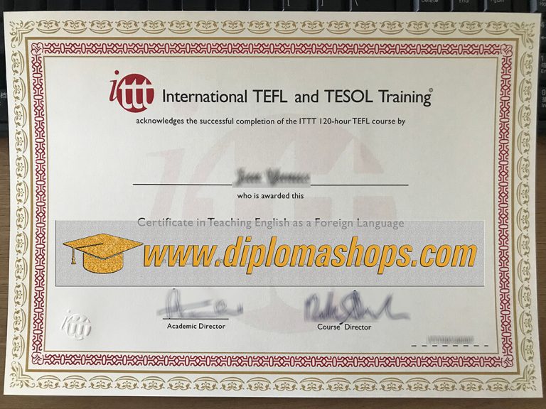 Make an fake international TEFL and TESOL training Certificate