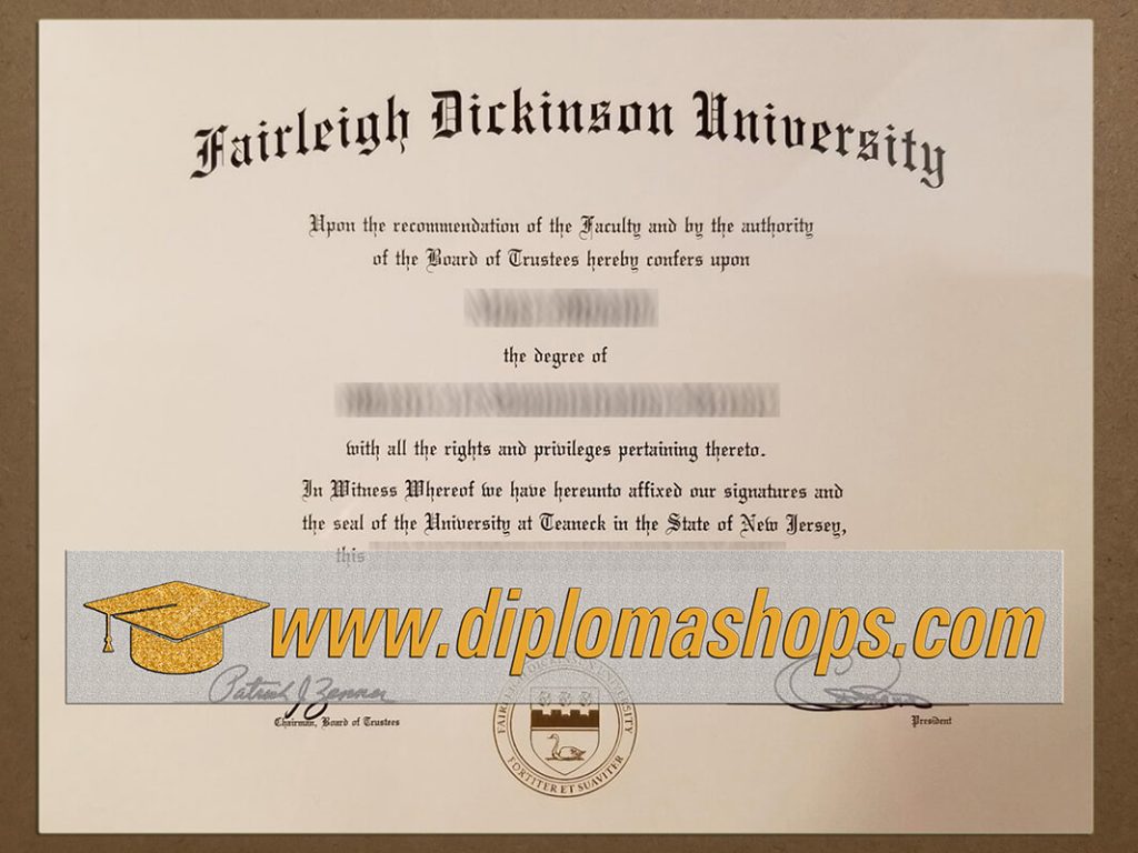 Buy Fairleigh Dickinson University Fake Diploma Online
