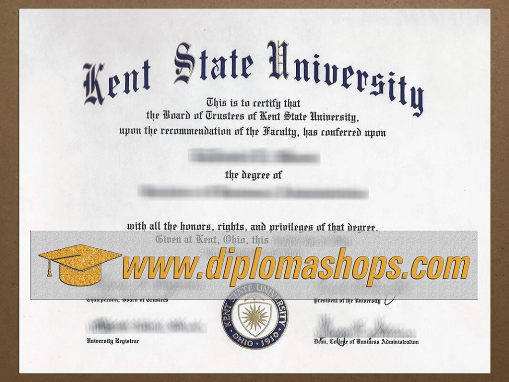 Steps to Buy a Fake Kent State University Diploma